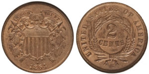 Guide to U.S. Two Cent Pieces - Two Cent Pieces